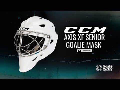 CCM Axis XF Pro Senior Certified Straight Bar Goalie Mask