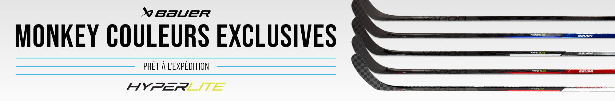 Bâtons de hockey Bauer Vapor Hyperlite| Monkey Couleurs exclusives